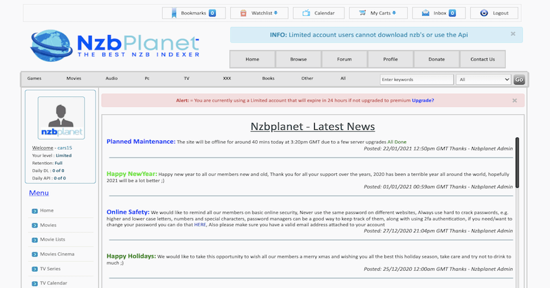 Revue NZBPlanet - Meilleurs sites NZB examinés - Fr. UsenetReviewz.com